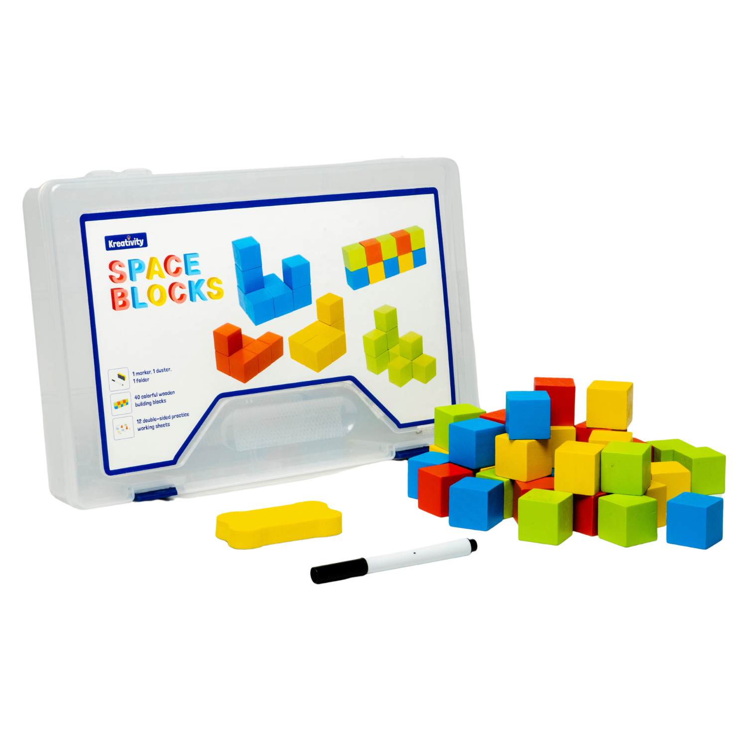 Buy Kreativity Space Blocks (40 Pieces) Online | Cubelelo