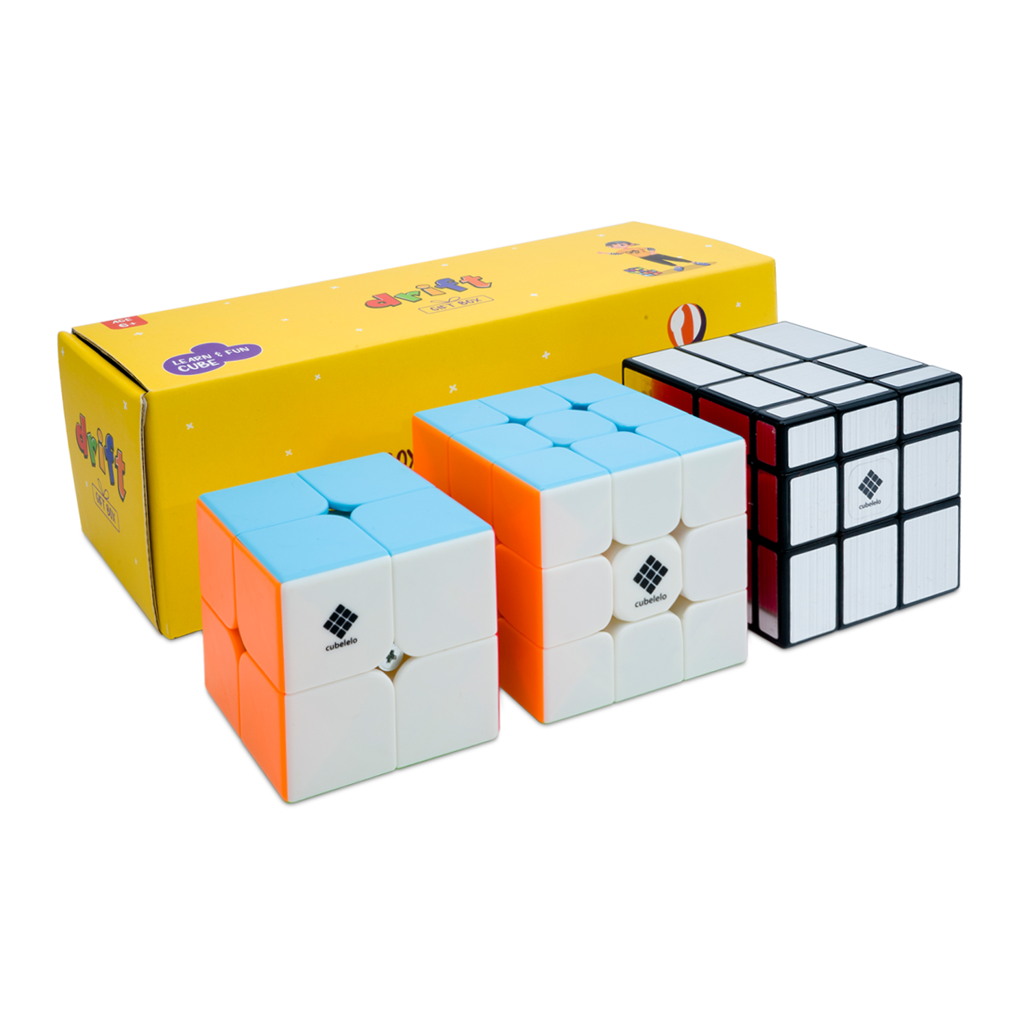 Buy Cubelelo Customized Cubelelo Drift 2x2, 3x3 & Silver Mirror Gift ...