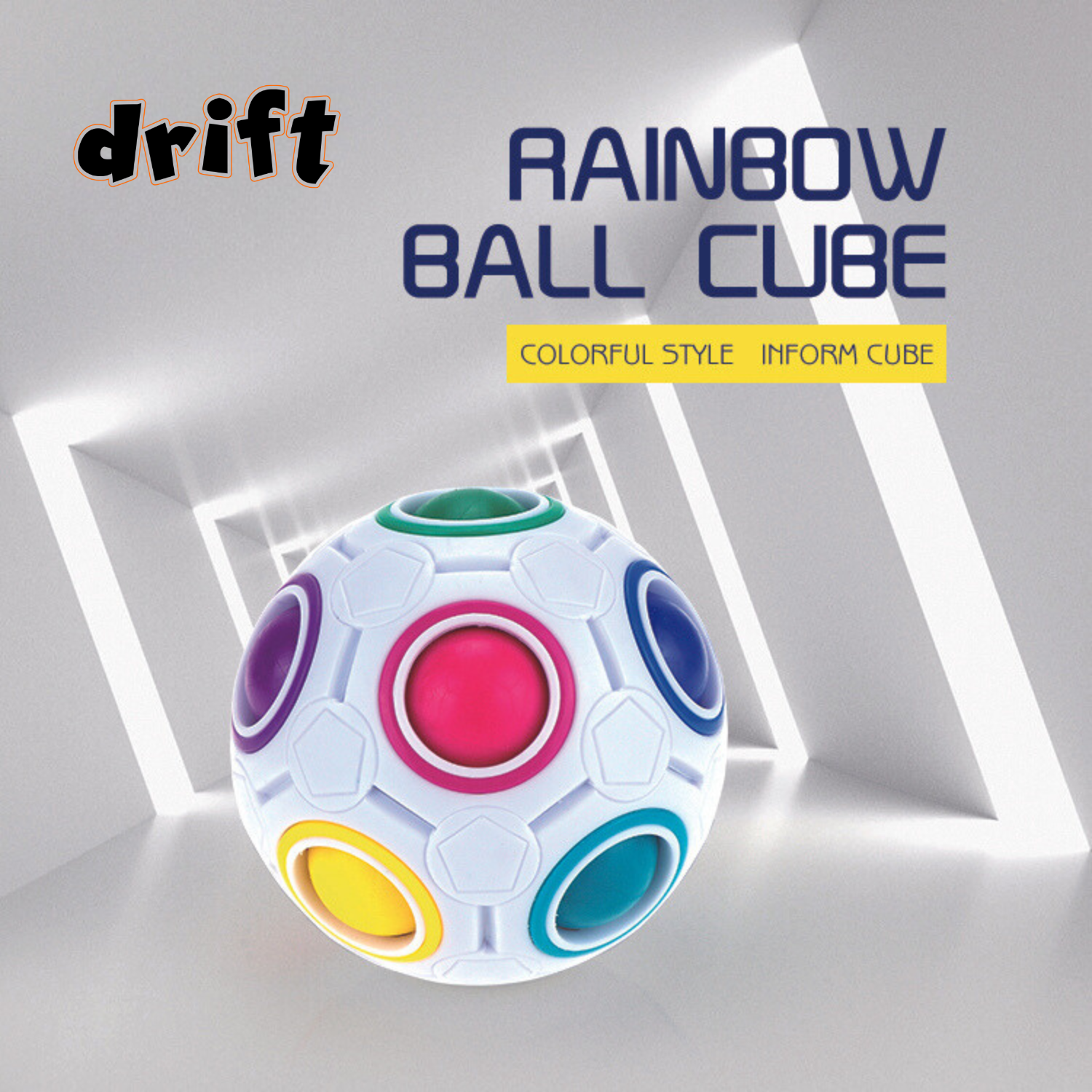 Buy Drift Rainbow Ball (12 Holes) Puzzle Online | Cubelelo