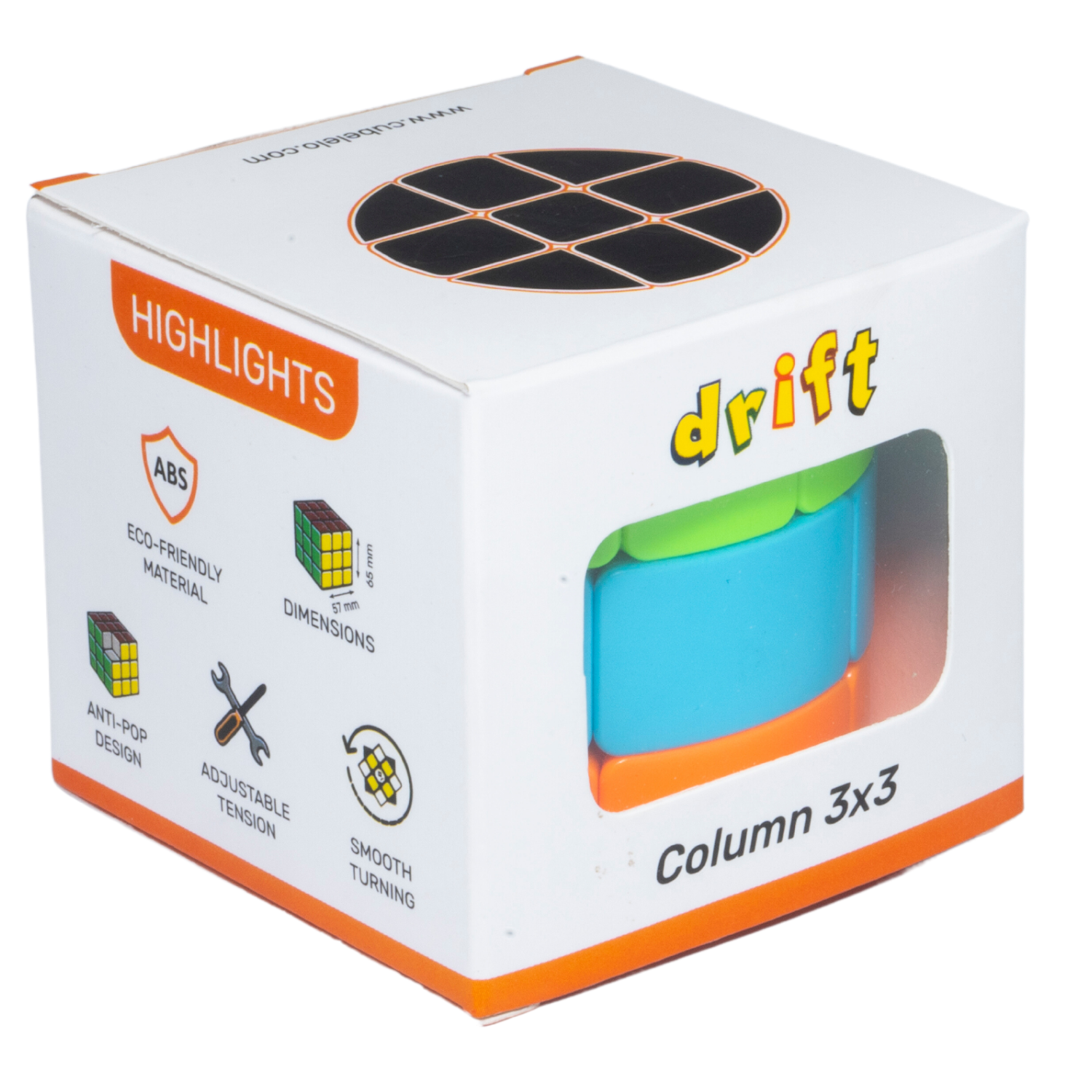 Buy Skewb Cubelelo Drift Column 3x3 Stickerless Speed Cube Online ...