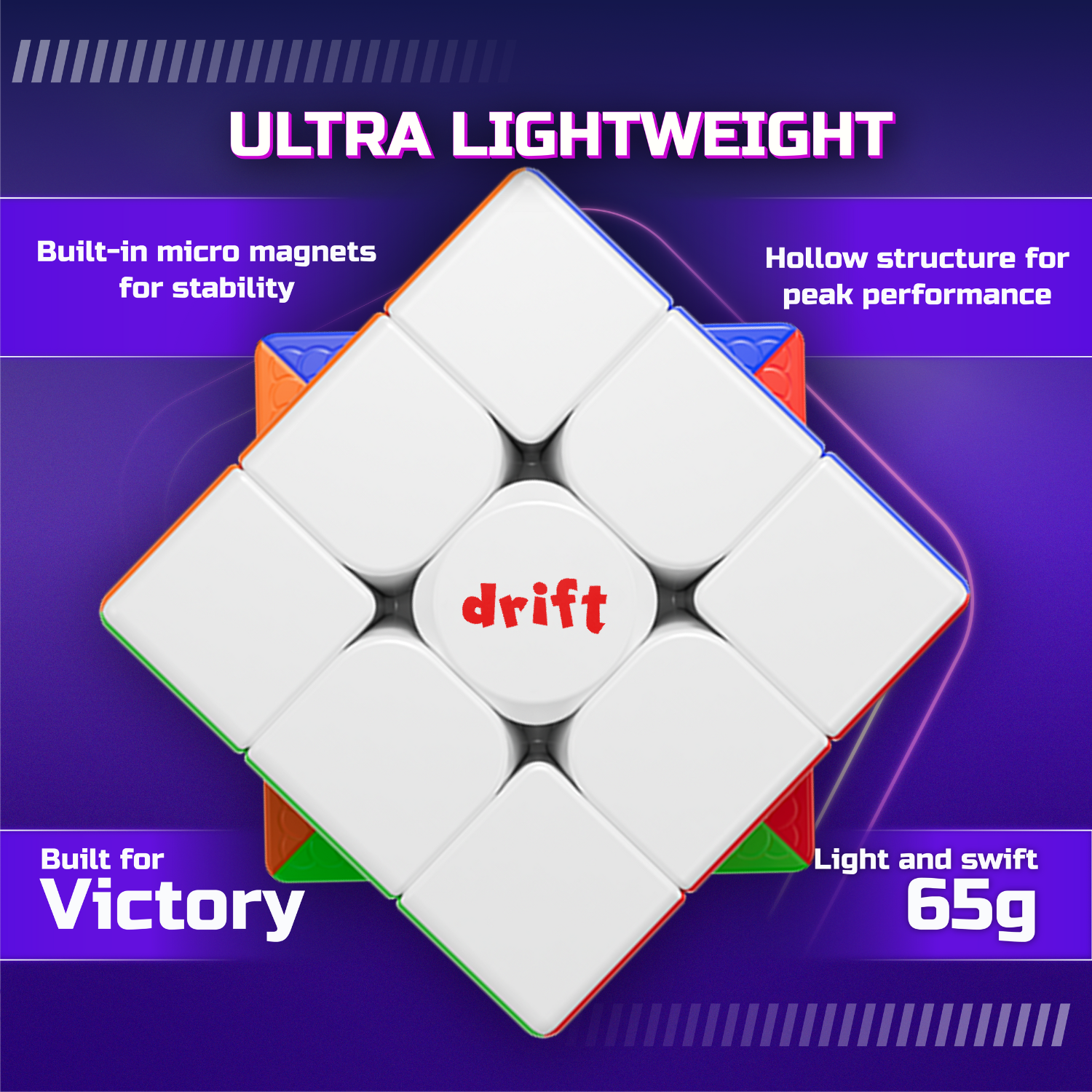 Buy Drift 3M v3 3x3 Magnetic Speed Cube Online | Cubelelo