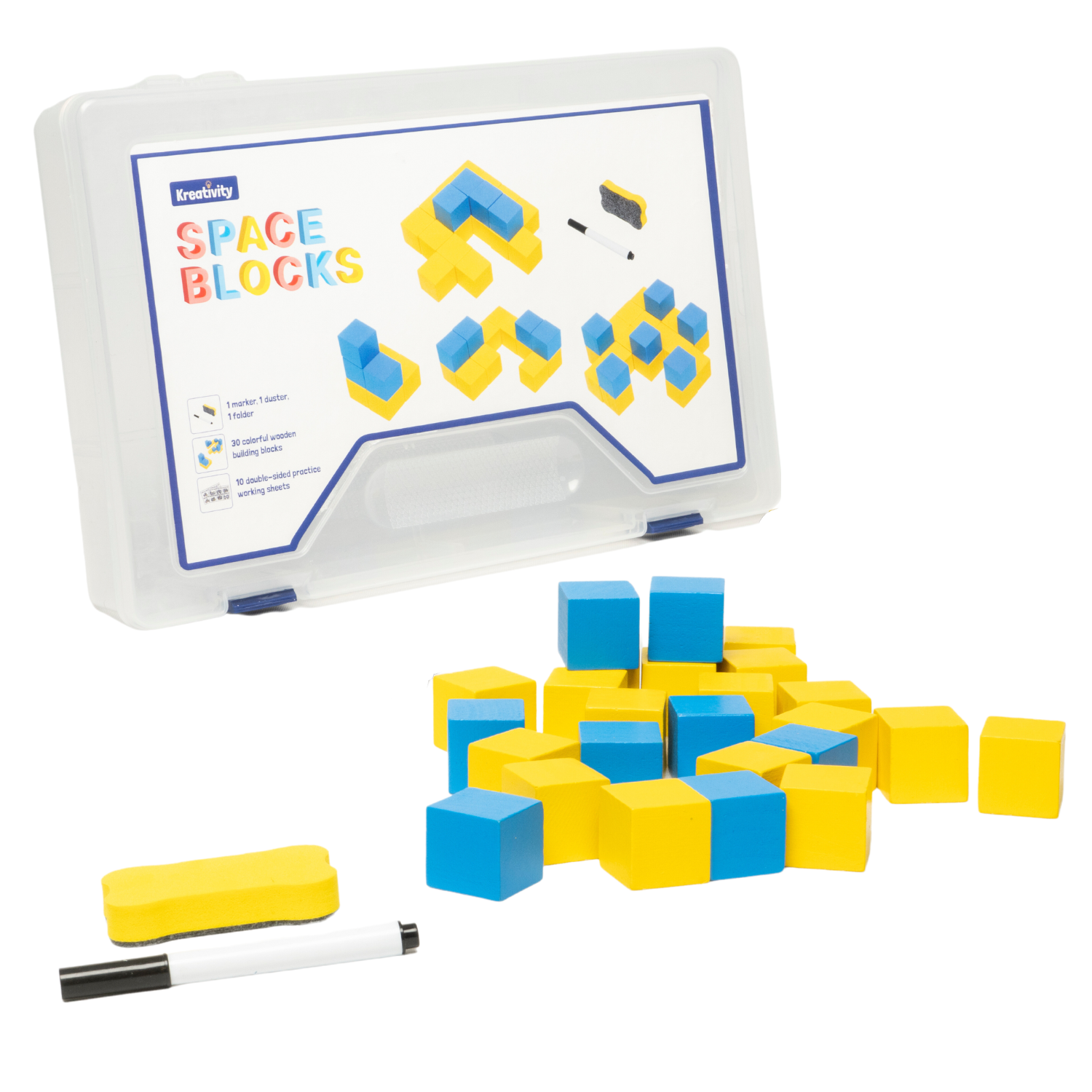 Buy Kreativity Space Blocks (30 Pieces) Online | Cubelelo
