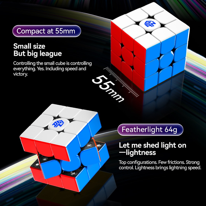 Buy GAN V100 3x3 (Magnetic, MagLev, Core Magnets, UV) Speed Cube Online ...