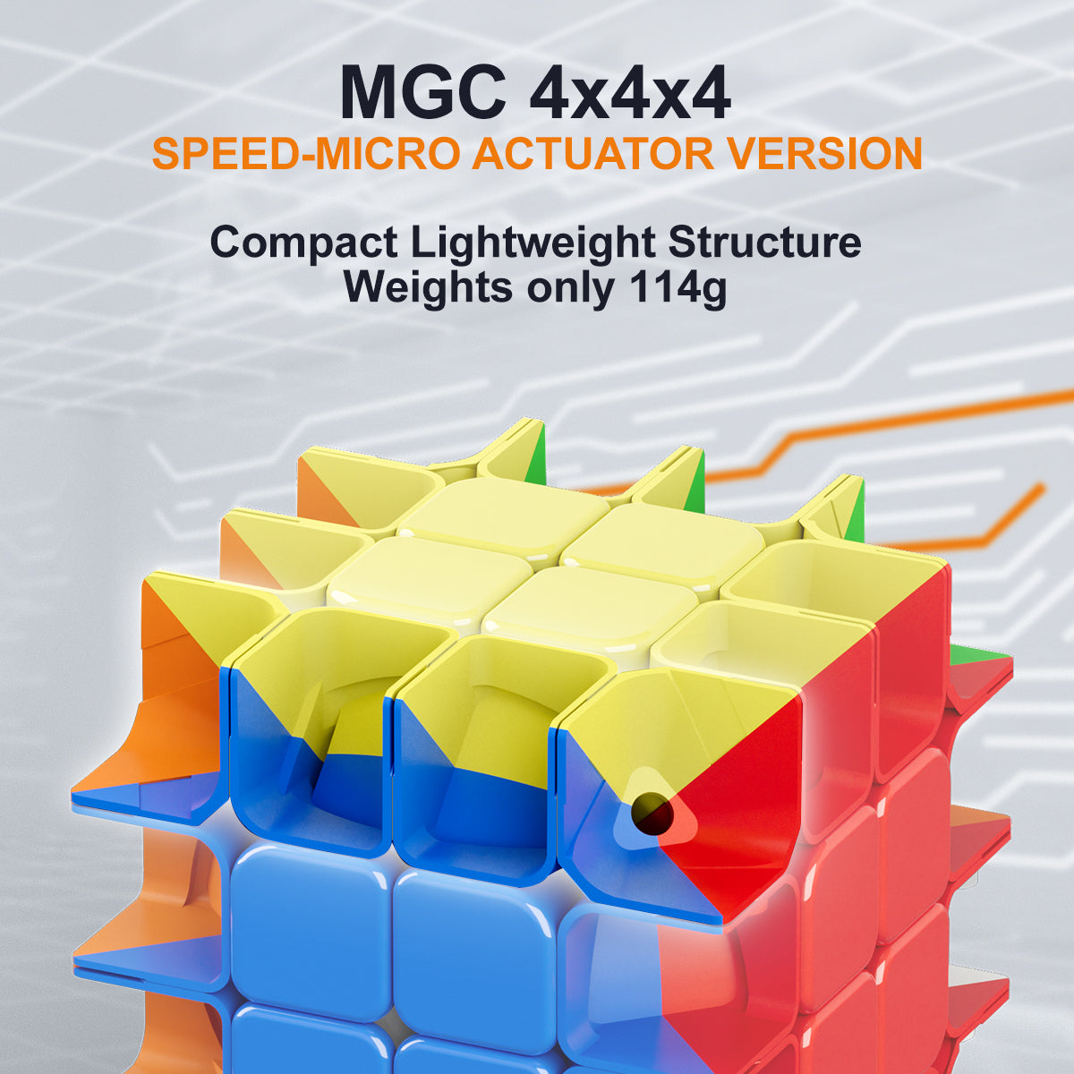Buy YJ MGC 4x4 Magnetic Speed-Micro Actuator Cube | Cubelelo