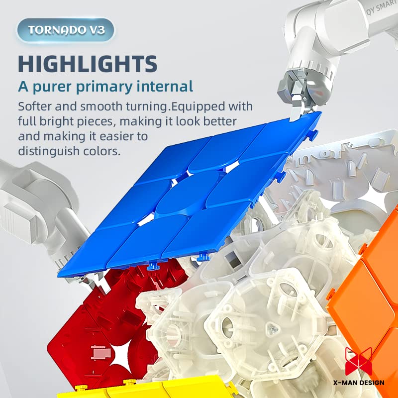 Buy QiYi X-Man Tornado v3 3x3 Cube | Cubelelo