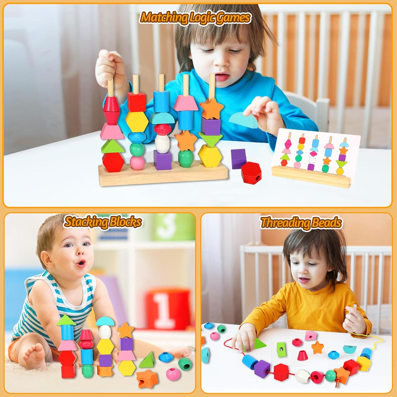 Buy Drift 5 Column Sort & Stack Puzzle with Wooden Needle Laces | Cubelelo