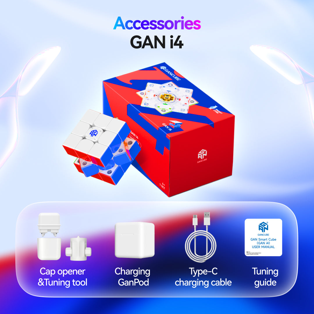 Buy GAN i4 Smart Cube 3x3 (Magnetic) Speed Cube Online | Cubelelo