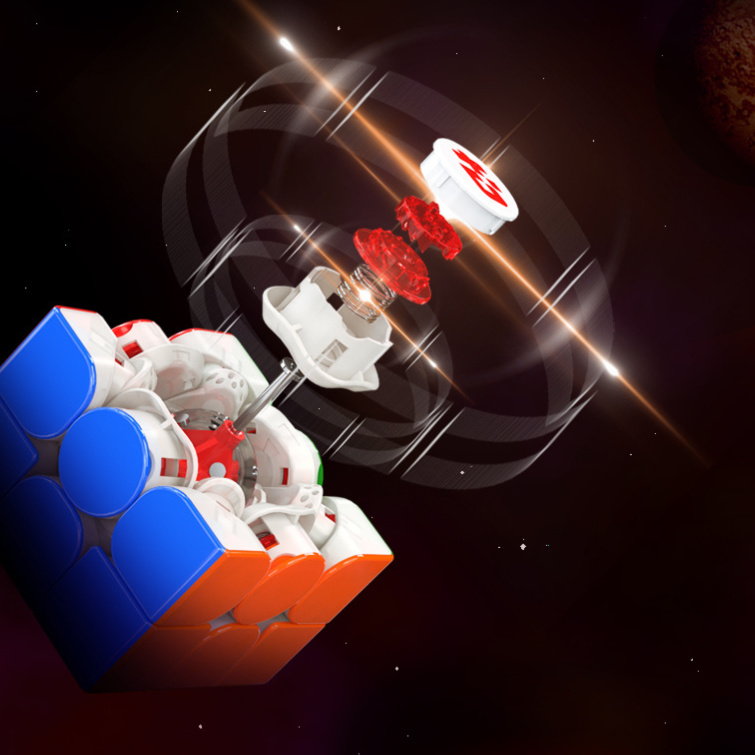 Buy FanXin HuDong Light 3x3 Magnetic Speedcube | Cubelelo