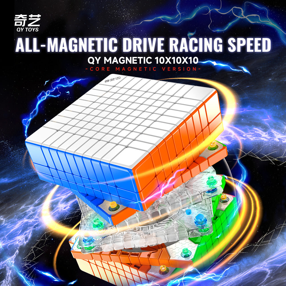 Buy QiYi 10x10 Cube (Core-Magnetic) Speed Cube Online | Cubelelo
