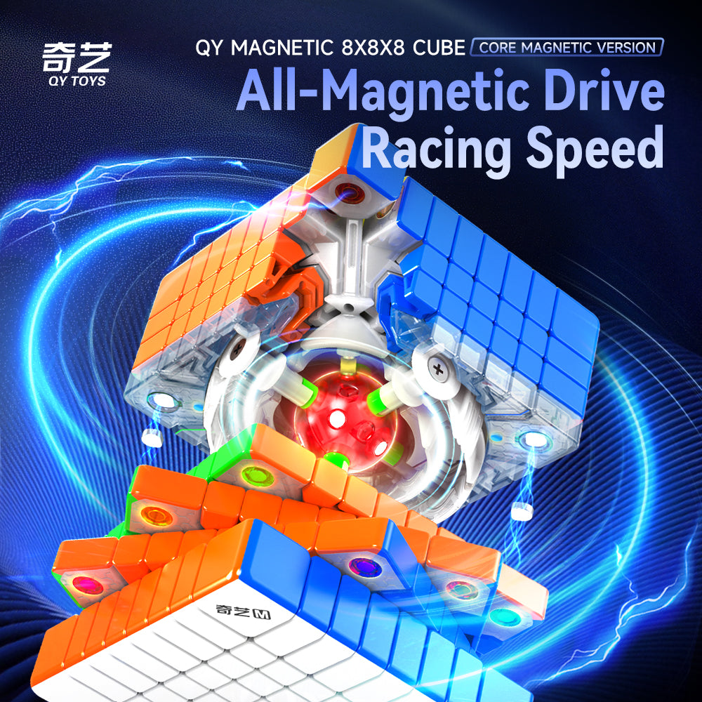 Buy QiYi 8M 8x8 Cube (Magnetic, Ball-Core) Speed Cube Online | Cubelelo