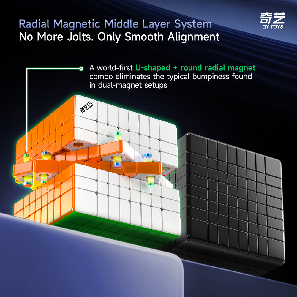 Buy QiYi 8M 8x8 Cube (Magnetic, Ball-Core) Speed Cube Online | Cubelelo