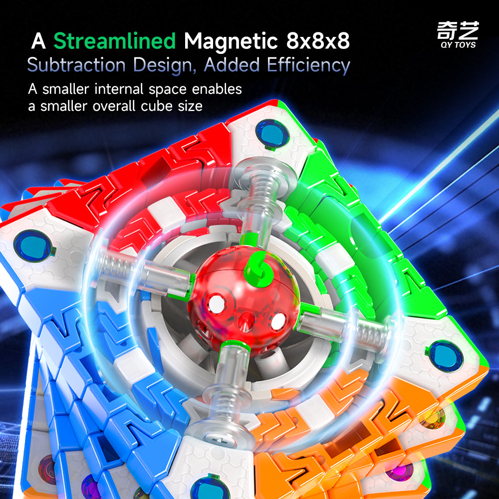 Buy QiYi 8M 8x8 Cube (Magnetic, Ball-Core) Speed Cube Online | Cubelelo