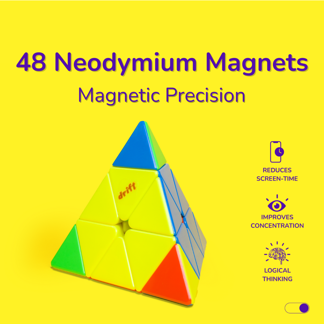Buy Drift Pyraminx M Magnetic Puzzle | Cube Lelo