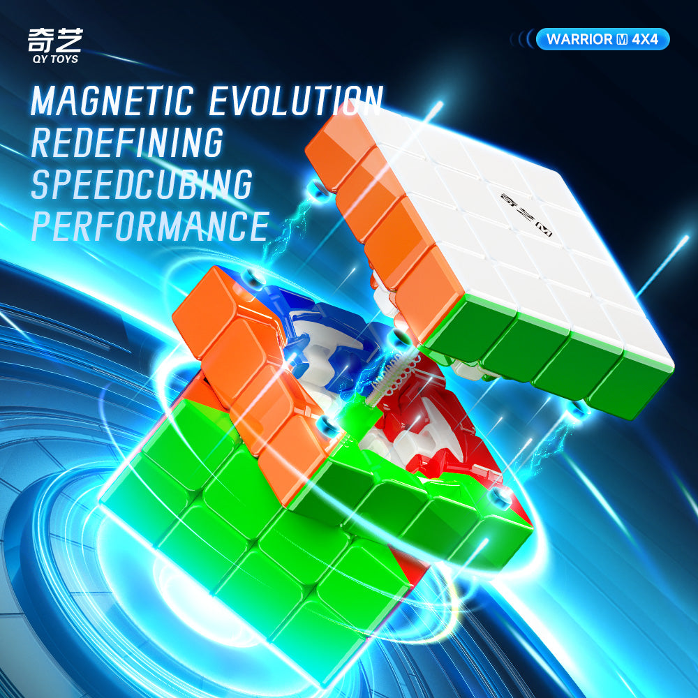 Buy QiYi Warrior 4x4 (Magnetic) Speed Cube Online | Cubelelo