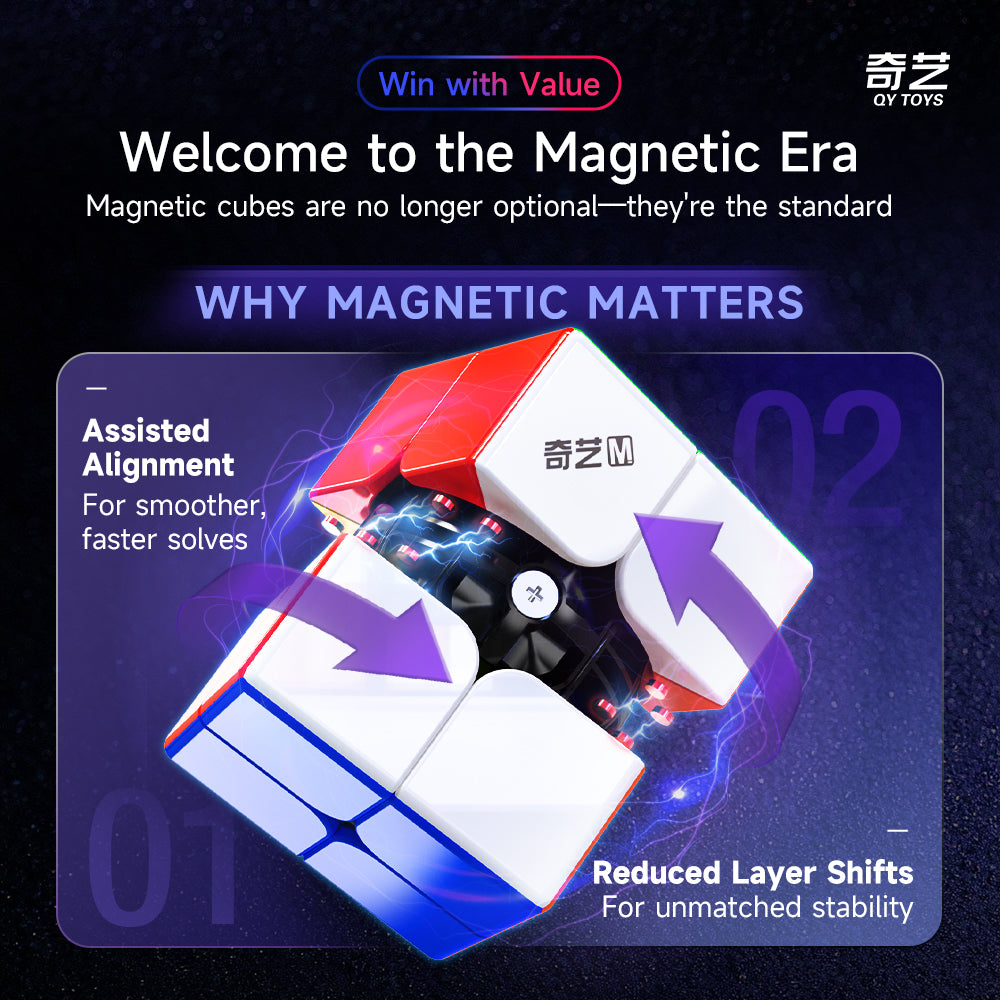 Buy QiYi Warrior 2x2 (Magnetic) Speed Cube Online | Cubelelo
