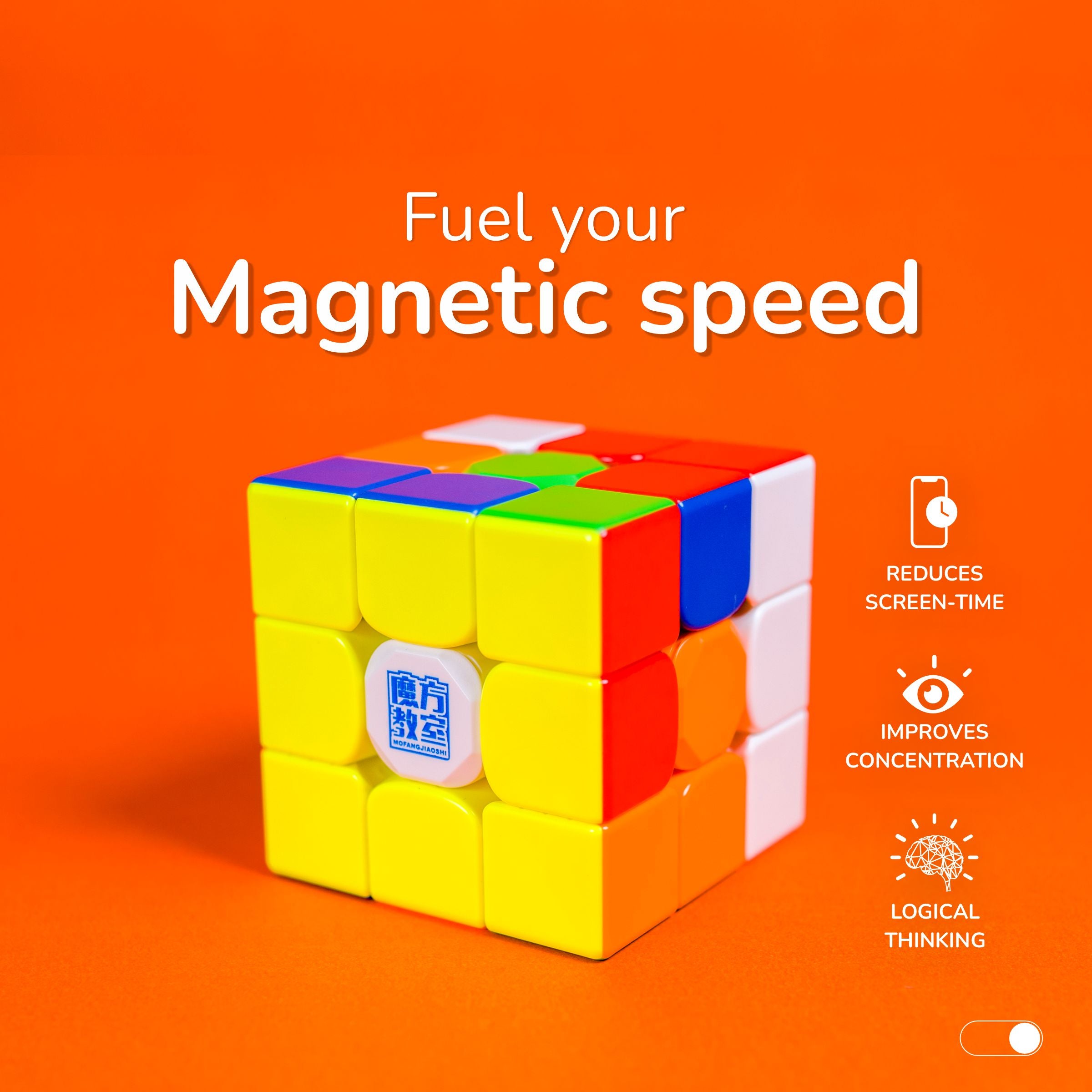 Buy MoYu Super RS3M 3x3 Magnetic Speedcube Online | Cube Lelo
