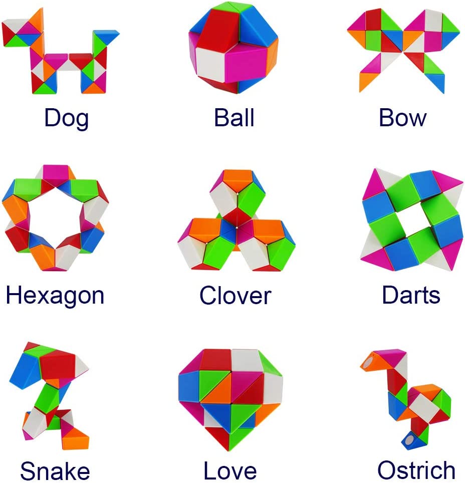 Buy Cubelelo Magic Rainbow Snake Puzzle (24 to 72 Wedges) | Cubelelo