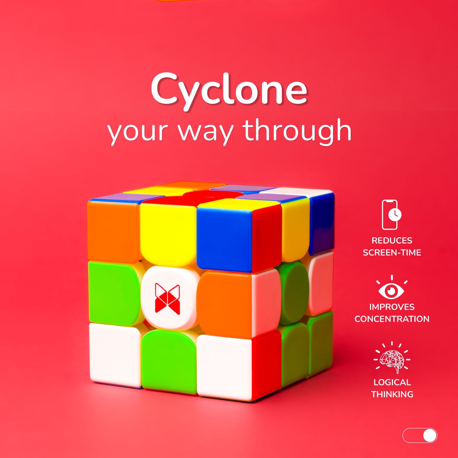 Buy QiYi X-Man Tornado v3 3x3 Cube | Cubelelo