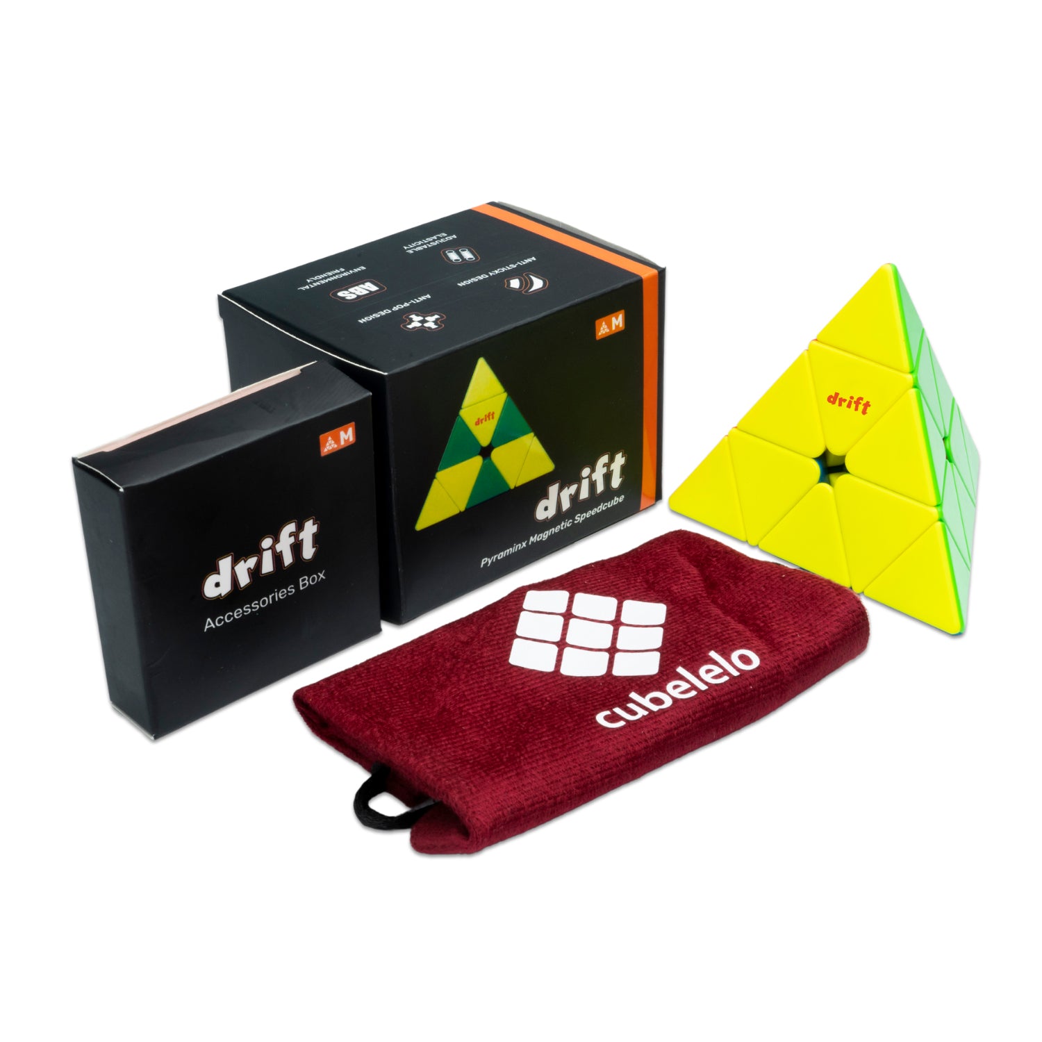 Buy Drift Pyraminx M Magnetic Puzzle | Cube Lelo