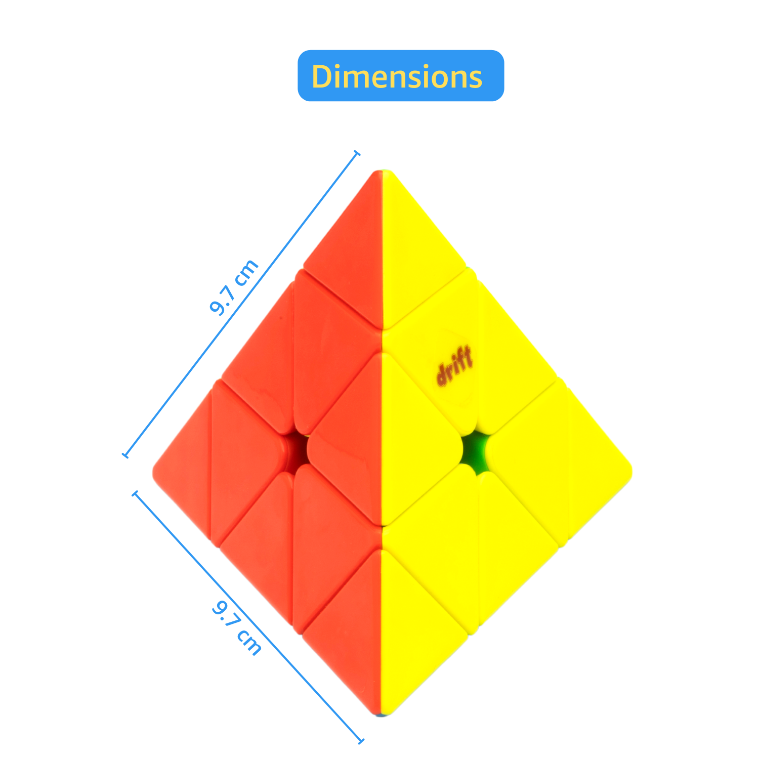 Buy Drift Pyraminx M Magnetic Puzzle | Cube Lelo